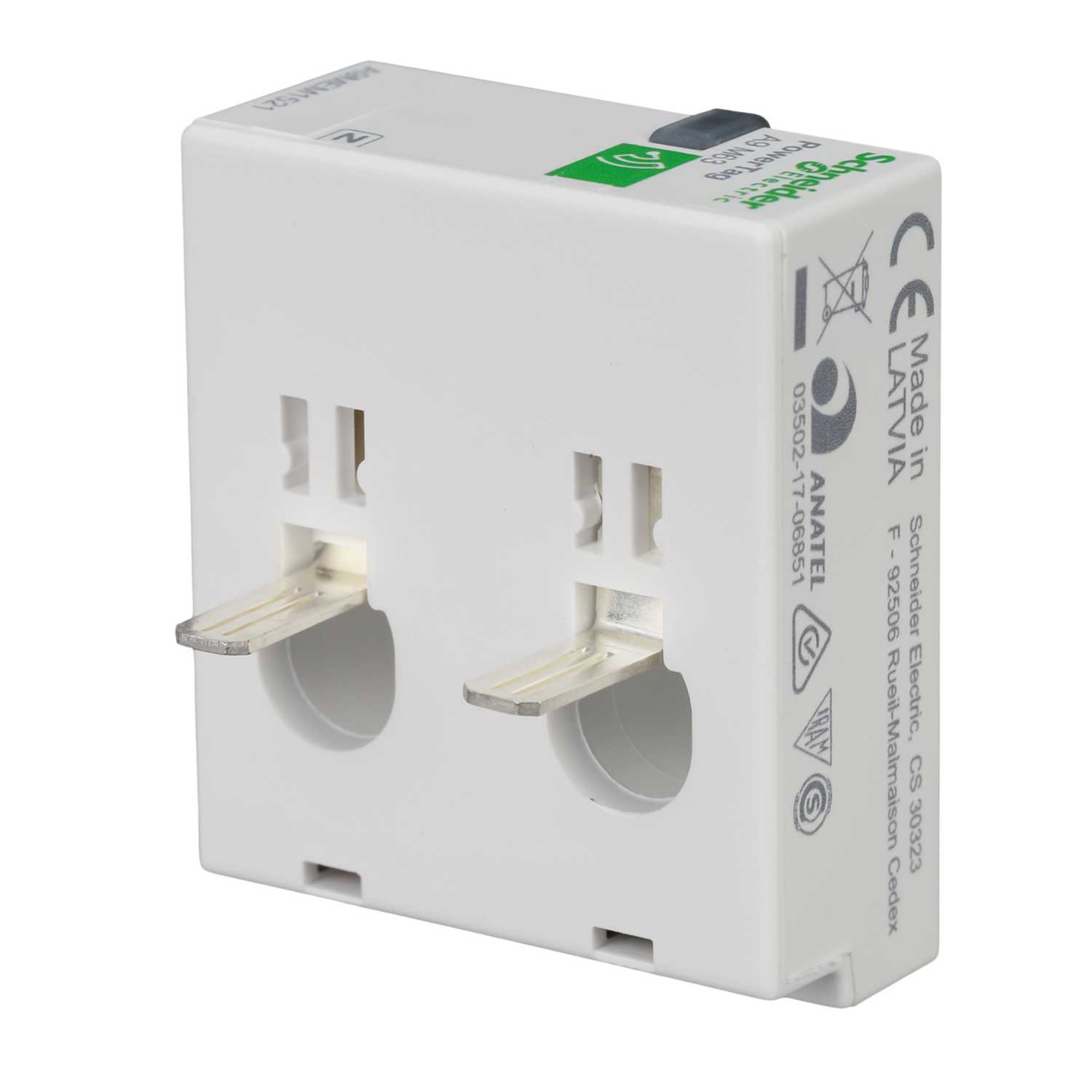 Schneider PowerTag 63A Single Pole and Neutral Top Position Monoconnect ...