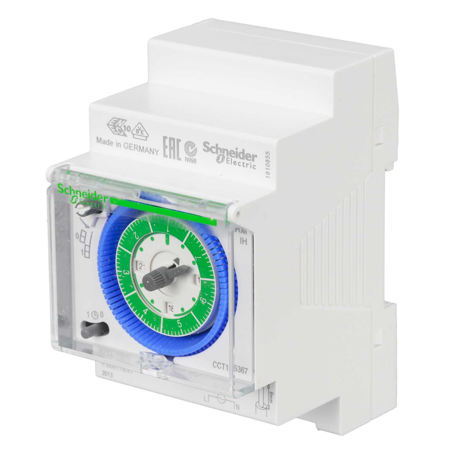 Schneider Acti9 16A 7 Day Mechanical IH Time Switch (CCT15367) | CEF