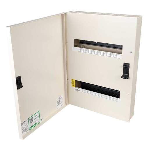 Schneider Merlin Acti9 Isobar P 14 + 16 Way 125A SP+N Type A Multi Service Metalclad Board ...