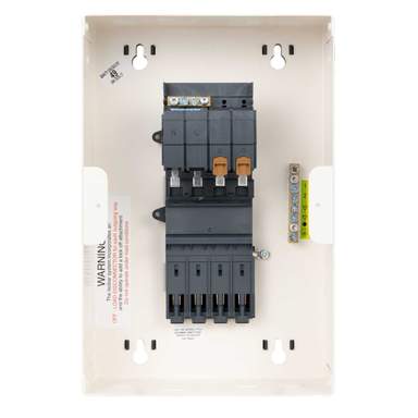Schneider Merlin Acti9 Isobar P 2 Way 125A SP+N Type A Metalclad Distribution Board without ...