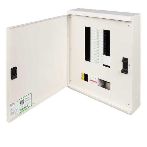 Schneider Merlin Acti9 Isobar P 8 Way 125A TP+N Type B Meter Ready Metalclad Distribution Board ...