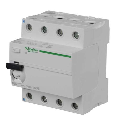Schneider Acti9 40A 4 Pole 30mA Type A RCD (SEA9R21440) | CEF