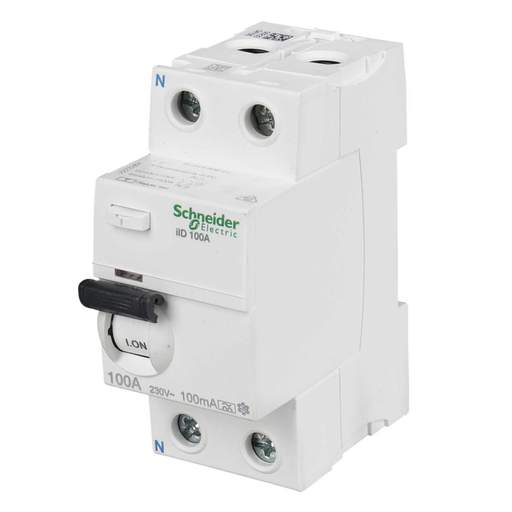 Schneider Acti9 100A 2 Pole 100mA Type A RCD (SEA9R22291) | CEF