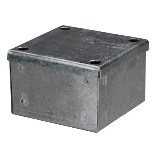 Metpro 75mm x 75mm x 50mm Galvanised Adaptable Box Plain (AB02G) | CEF