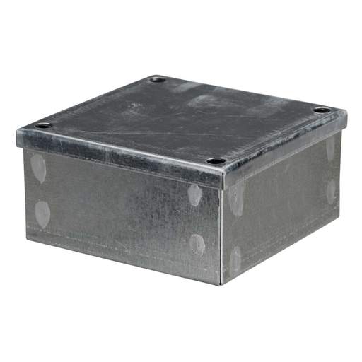 Metpro 100mm x 100mm x 50mm Galvanised Adaptable Box Plain (AB05G) | CEF