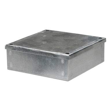 Metpro 150mm x 150mm x 50mm Galvanised Adaptable Box Plain (AB13G) | CEF