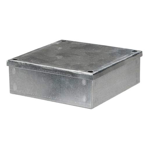 Metpro 150mm x 150mm x 50mm Galvanised Adaptable Box Plain (AB13G) | CEF