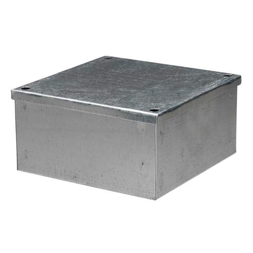 Metpro 150mm x 150mm x 75mm Galvanised Adaptable Box Plain (AB14G) | CEF