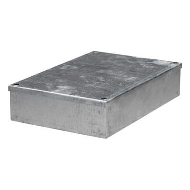 Metpro 225mm x 150mm x 50mm Galvanised Adaptable Box Plain (AB16G) | CEF