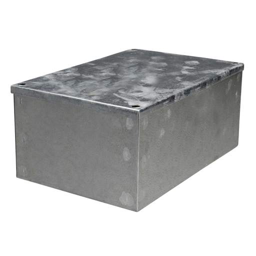 Metpro 225mm x 150mm x 100mm Galvanised Adaptable Box Plain (AB18G) | CEF