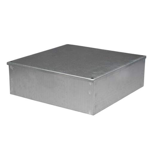 Metpro 300mm x 300mm x 100mm Galvanised Adaptable Box Plain (AB24G) | CEF