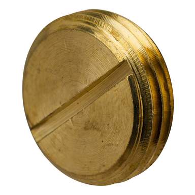 Metpro 20mm Slotted Plug Brass (Sold in 1's) (BSP1) | CEF