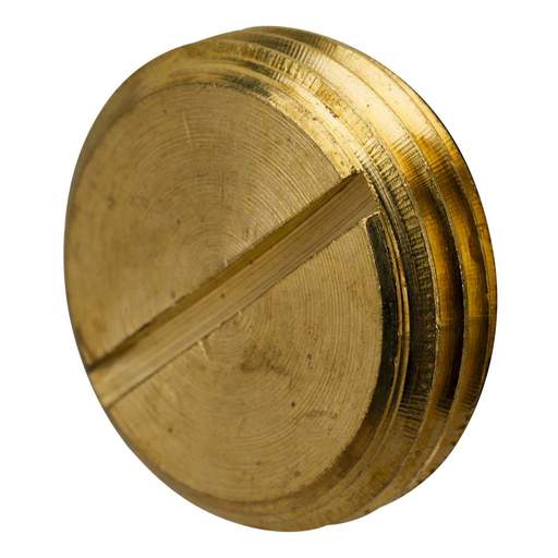 Metpro 20mm Slotted Plug Brass (Sold in 1's) (BSP1) | CEF