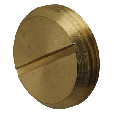 Metpro 25mm Slotted Plug Brass (Sold in 1's) (BSP2) | CEF