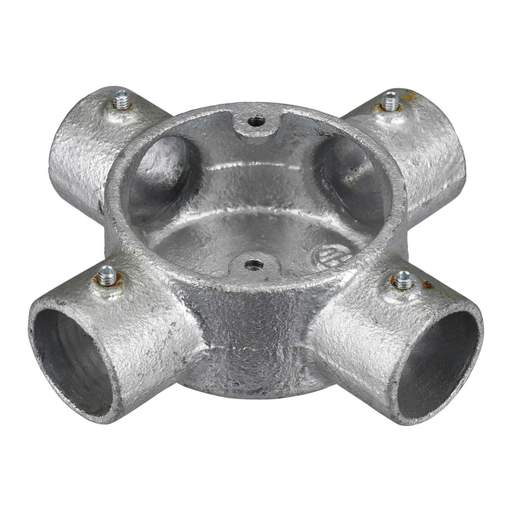 Metpro Conlok® 25mm Galv 4 Way Box with Screw (Sold in 1's) (CL12G) | CEF