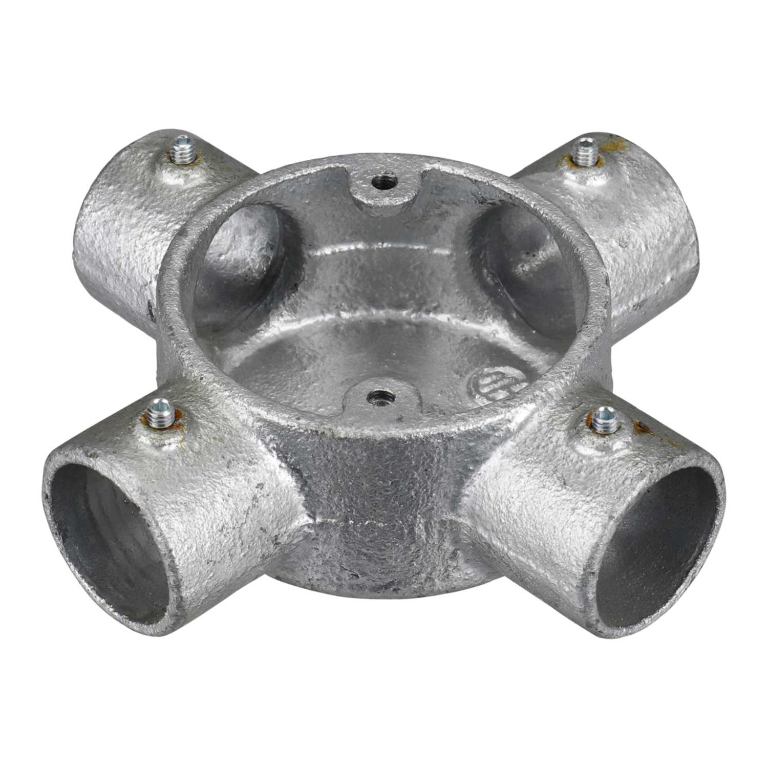 Metpro Conlok® 25mm Galv 4 Way Box with Screw (Sold in 1's) (CL12G) | CEF