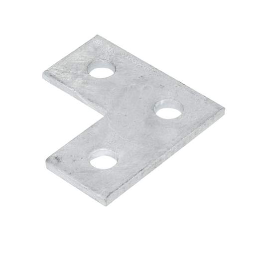 Metpro 3 Hole Flat Bend Bracket for Strut (Sold in 1's) (MP6) | CEF