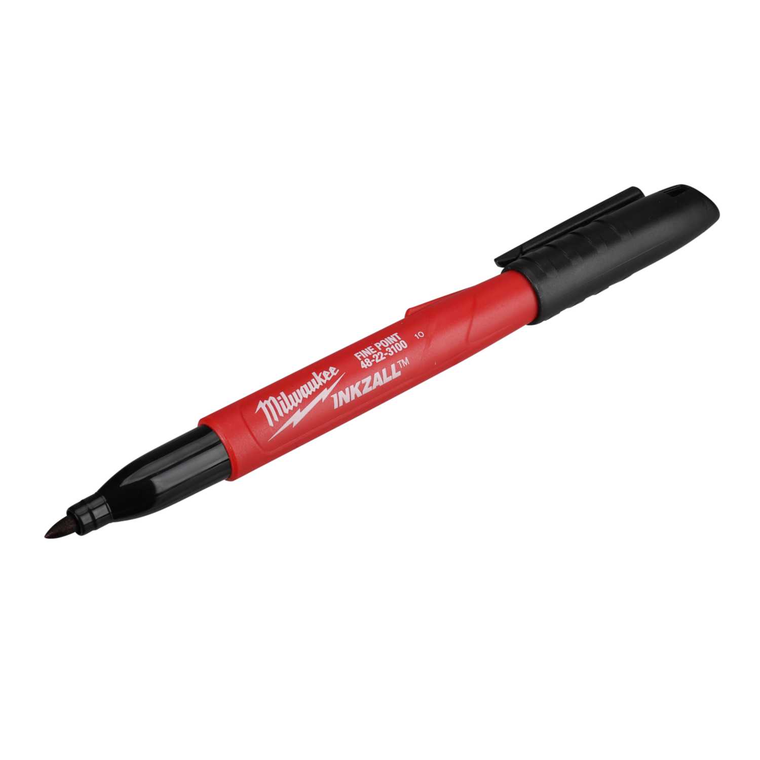 Milwaukee Fine Point Inkzall Jobsite Marker Black (Pack of 36 ...