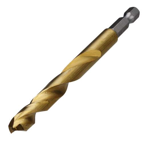 Milwaukee 9mm Red Hex HSS Titanium Nitride Drill Bit for Impact Drivers ...