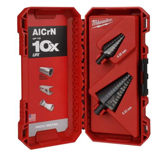 Milwaukee 2 Piece Step Drill Set (48899398) | CEF