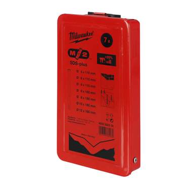 Milwaukee 7 Piece SDS Plus M2 Drill Bit Set (4932352339) | CEF