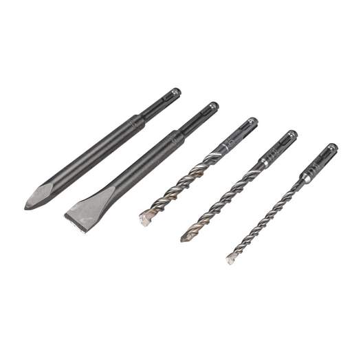 Milwaukee 5 Piece Drill Bit And Chisel Set (4932430002) | CEF