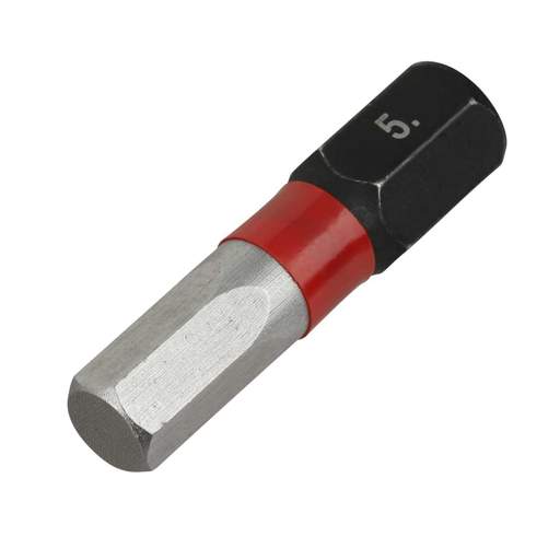 Milwaukee 25mm SHOCKWAVE™ 5mm Hex Screwdriver Bits (Pack of 2 ...