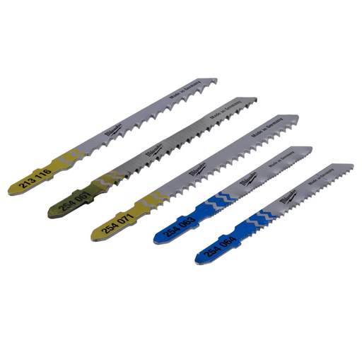 Milwaukee T-Shank Wood and Metal Jigsaw Blades (Pack of 5) (4932345825 ...