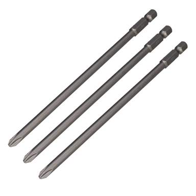Milwaukee 3 Piece 148mm PH2 Drywall Screwdriver Bit Set (4932459393) | CEF