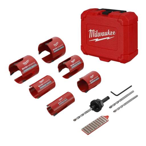 Milwaukee 10 Piece Big Hawg Holesaw Kit (4932464939) | CEF