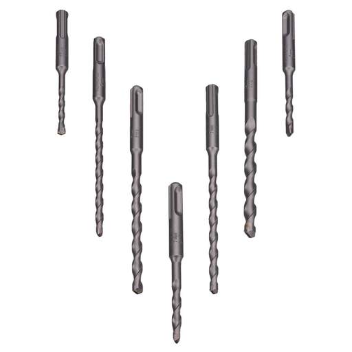 Milwaukee 7 Piece SDS+ Contractor 2C Drill Bit Set (4932471245) | CEF