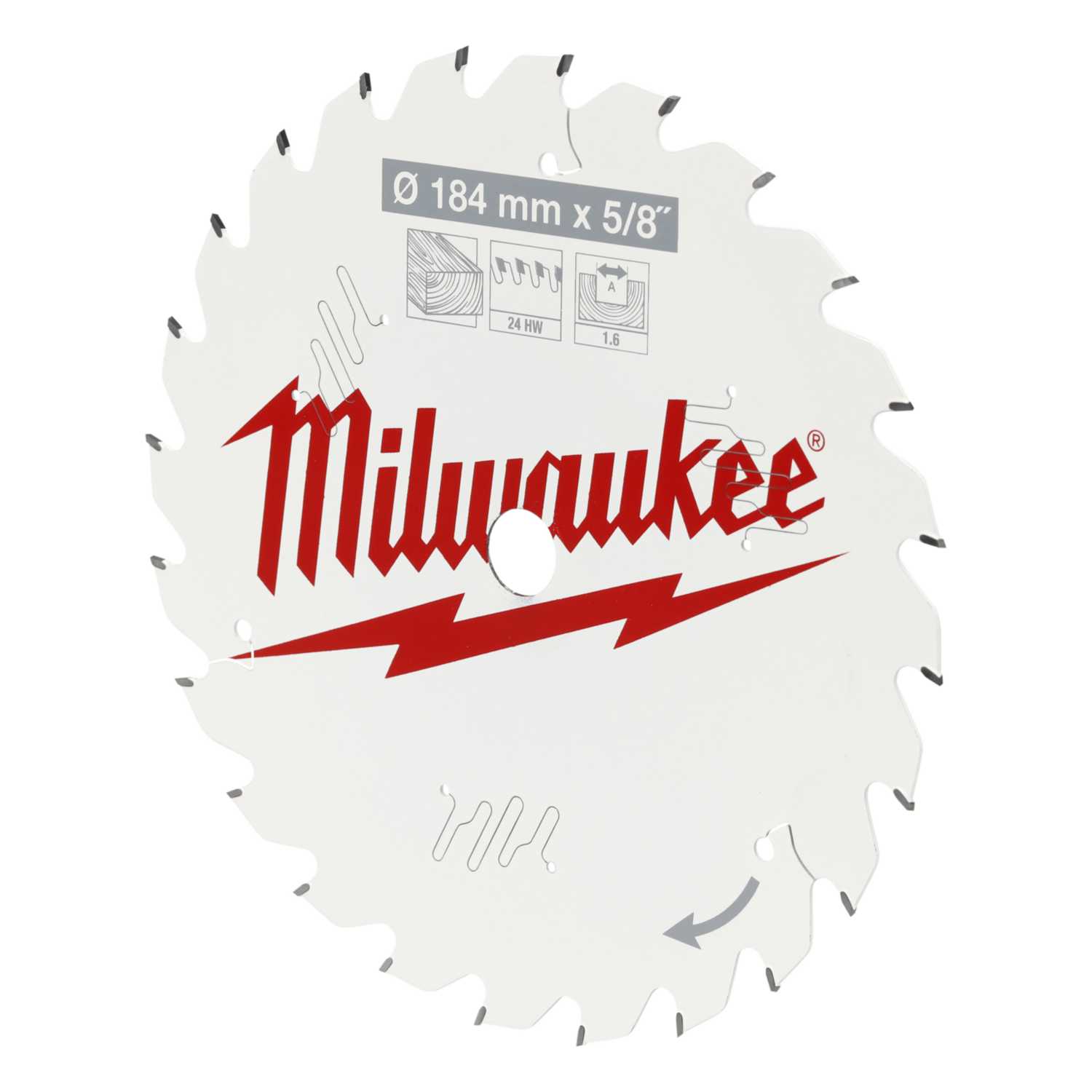 Milwaukee 184mm Wood Circular Saw Blade (4932471378) | CEF