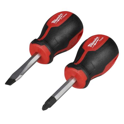 Milwaukee 2 Piece Tri-Lobe Stubby Screwdriver Set (4932471810) | CEF