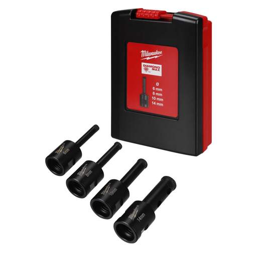 Milwaukee M14 Diamond Drill 4 Piece Set (4932471863) | CEF