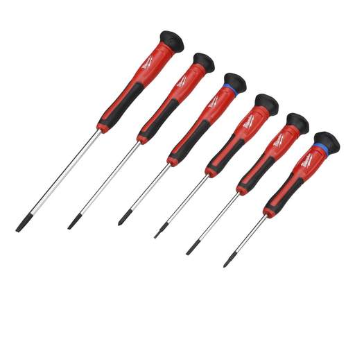 Milwaukee 6 Piece Precision Screwdriver Set (4932471869) | CEF