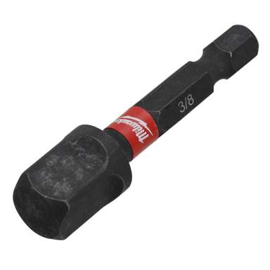 Milwaukee SHOCKWAVE™ Impact Duty Socket Adaptor ¼" Hex to ⅜" Square ...