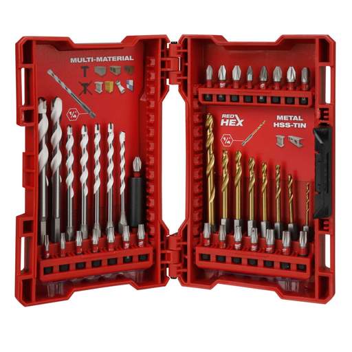 Milwaukee 39 Piece SHOCKWAVE™ Impact Duty Drill and Driver Set ...