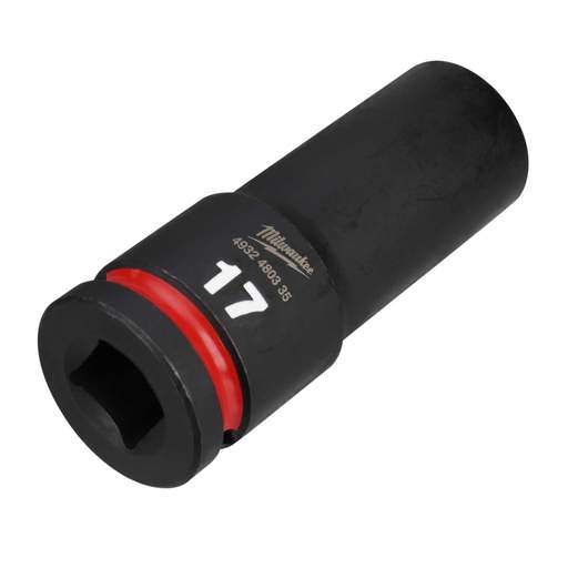Milwaukee 17mm SHOCKWAVE™ ½" Drive Deep Impact Socket (4932480335) | CEF