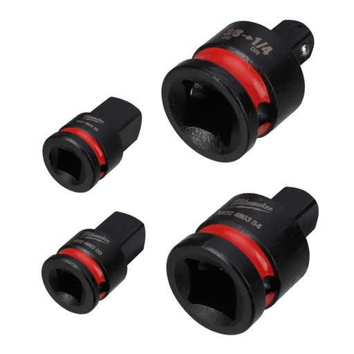 Milwaukee SHOCKWAVE™ Impact Duty Socket Reducer Set (Pack of 4 ...