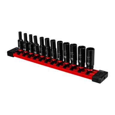 Milwaukee 12 Piece ¼'' Impact Socket Set (4932480453) | CEF