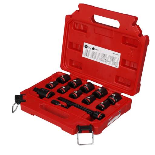 Milwaukee 13 Piece ½" Impact Socket Standard Set (4932480456) | CEF