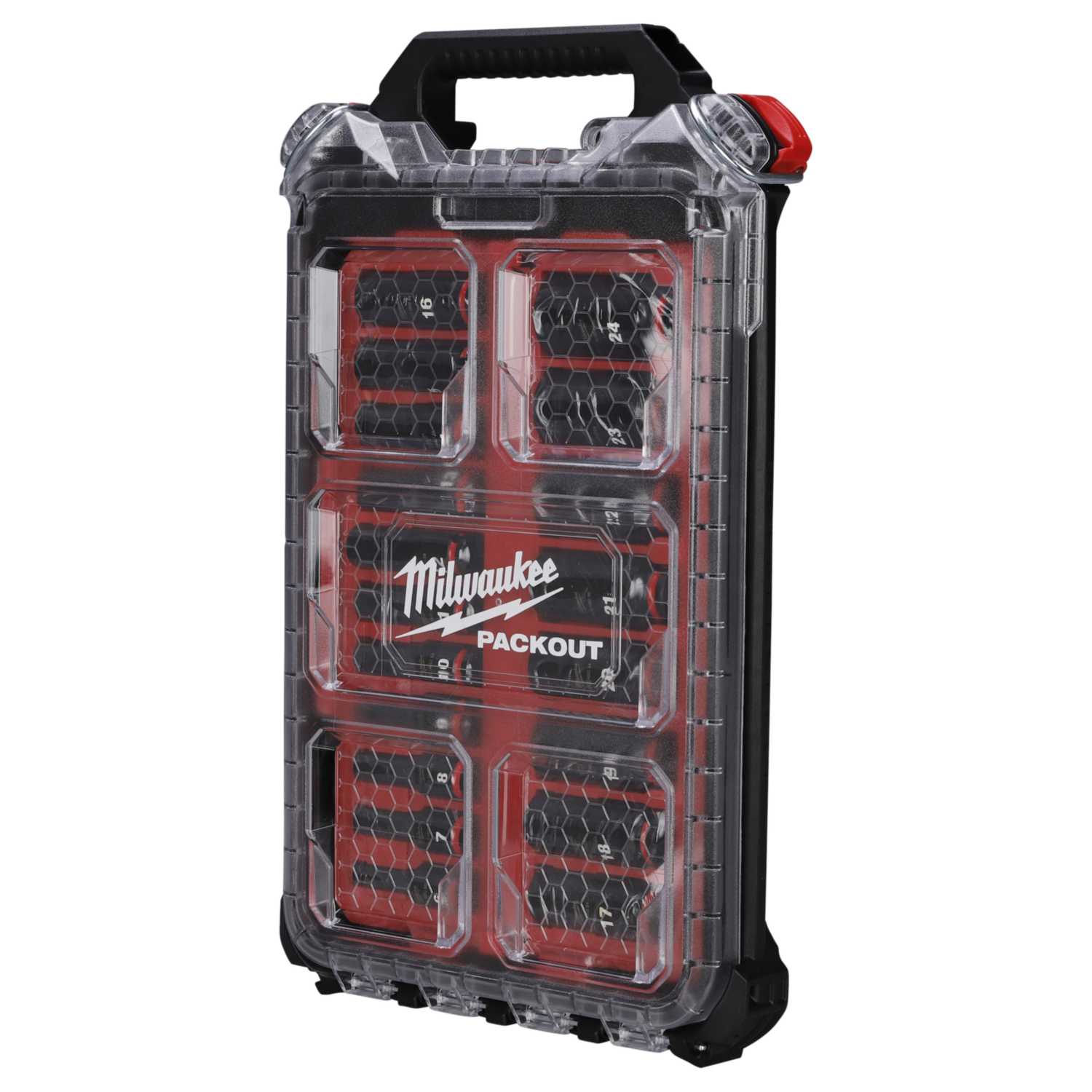 Milwaukee 19 Piece PACKOUT™ 3/8" Impact Socket Set (4932480946) | CEF