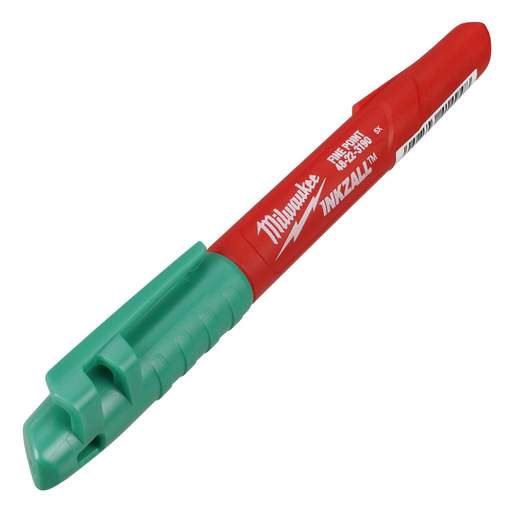 Milwaukee Inkzall Fine Point Jobsite Marker Green (4932492127) | CEF