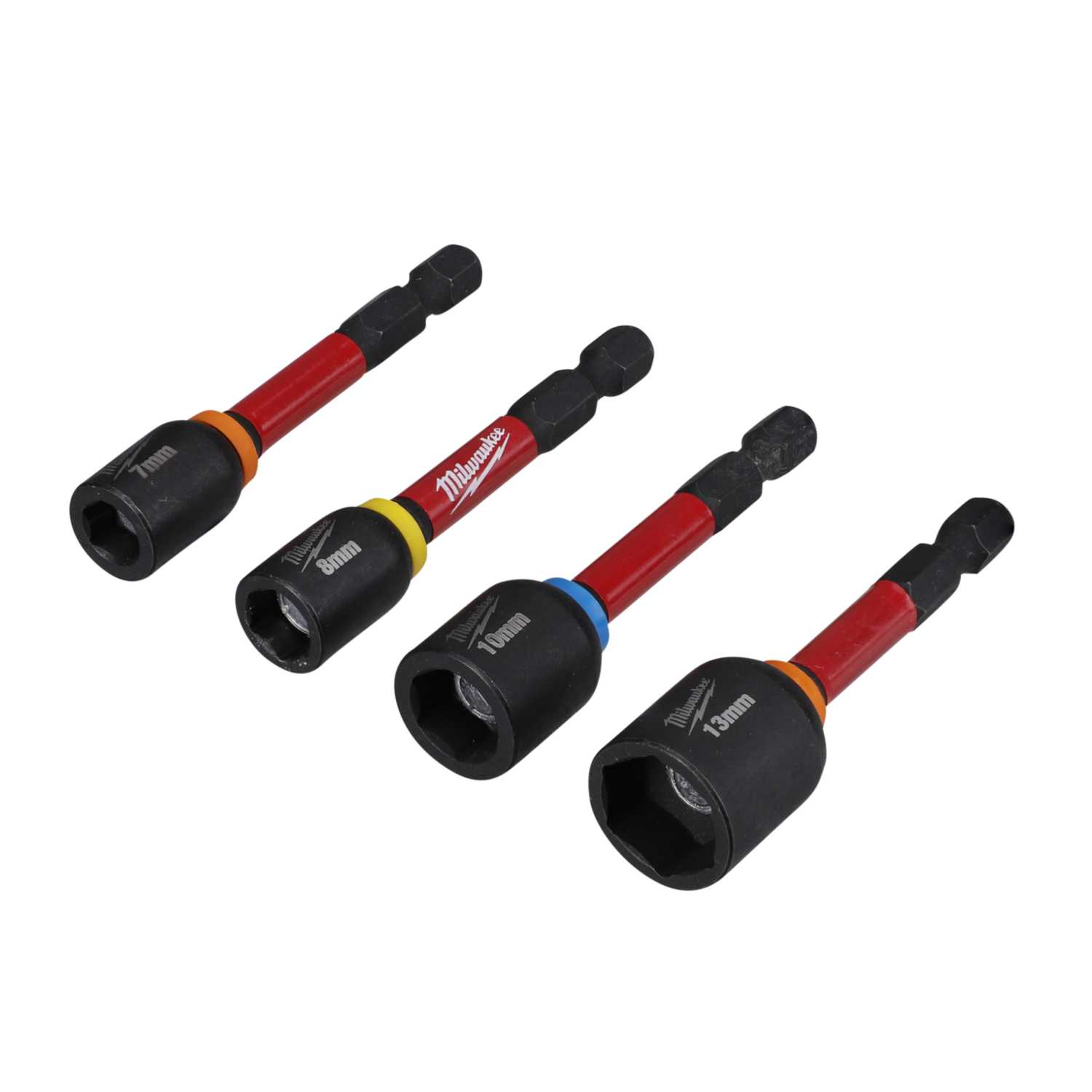 Milwaukee Shockwave Impact Duty Magnetic Nut Driver (Set of 4 ...