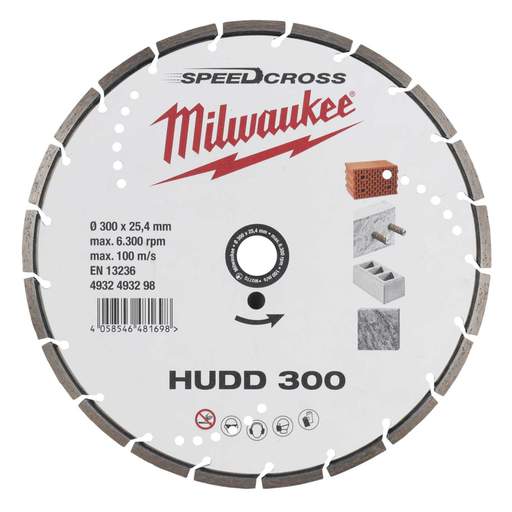 Milwaukee 300mm Speedcross HUDD Circular Saw Blade (4932493298) | CEF
