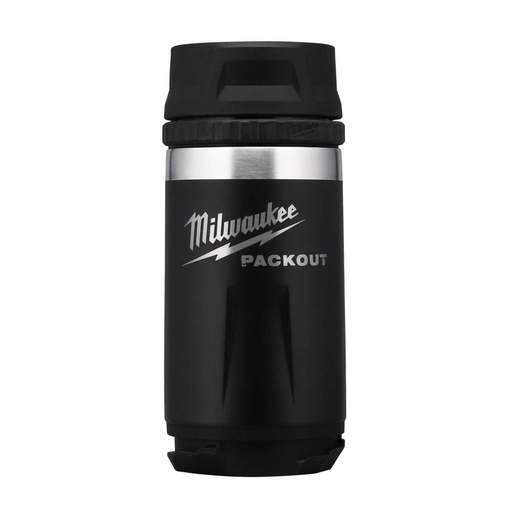 Milwaukee PACKOUT™ Sip Lid Bottle 355ml Black (4932498978) | CEF
