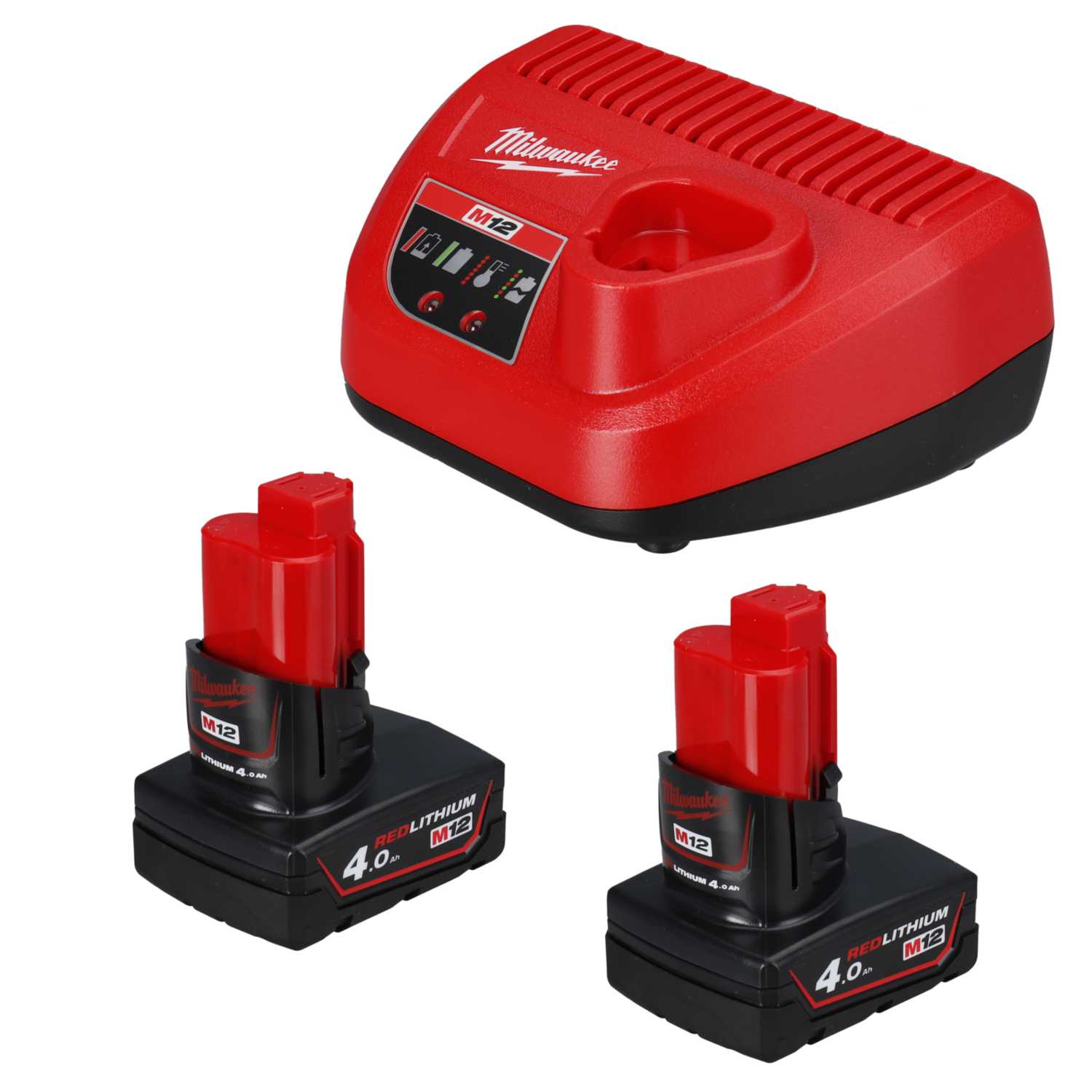 Milwaukee C12MT-402B 12V Sub Compact Multi Tool with 2 x 4.0Ah ...