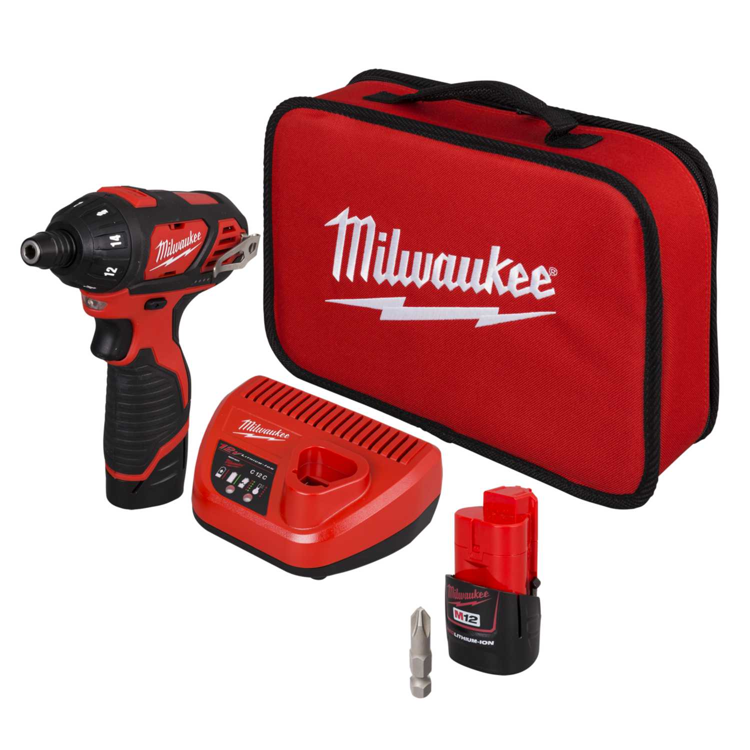 Milwaukee M12SET1D-152B 12V Sub Compact Driver (4933448797) | CEF