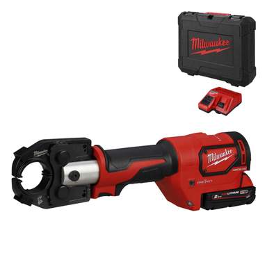 Milwaukee M18HCCT-201C 18V FORCE LOGIC™ Hydraulic Cable Crimper with 1 ...