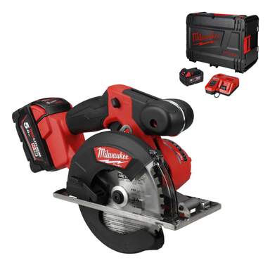 Milwaukee M18 FMCS-502X 18V FUEL™ 150mm Metal Circular Saw with 2 x 5 ...